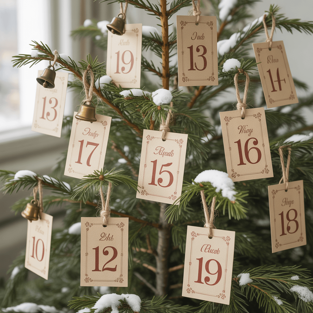 10 Advent Calendar Pages – Free Printables for 2025
