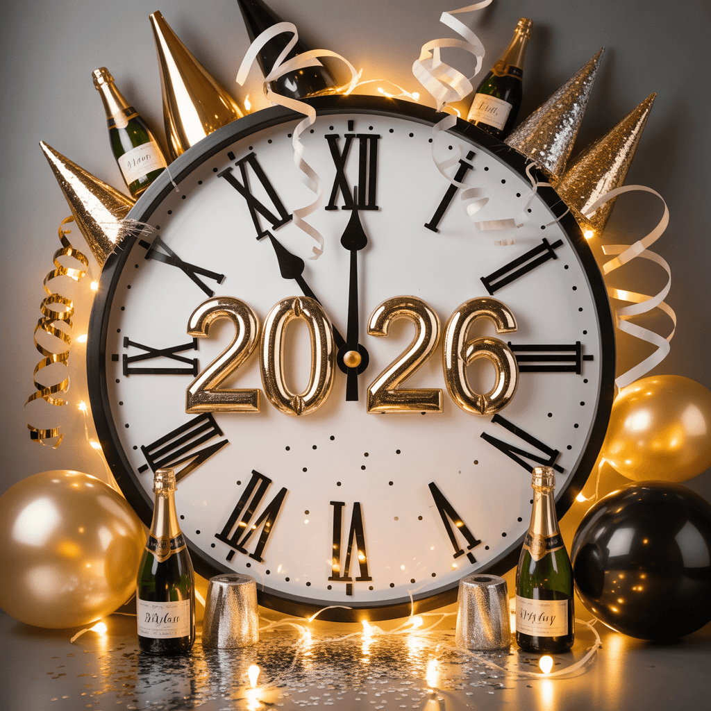 DIY New Year Countdown Clock Decor | Creative & Festive Ideas 2026