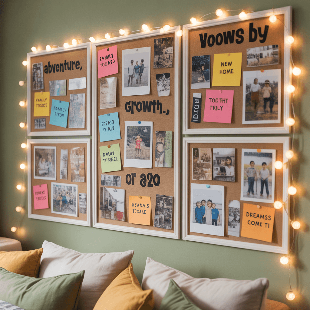 DIY New Year Vision Board Wall Decor | Creative & Inspiring Ideas 2026