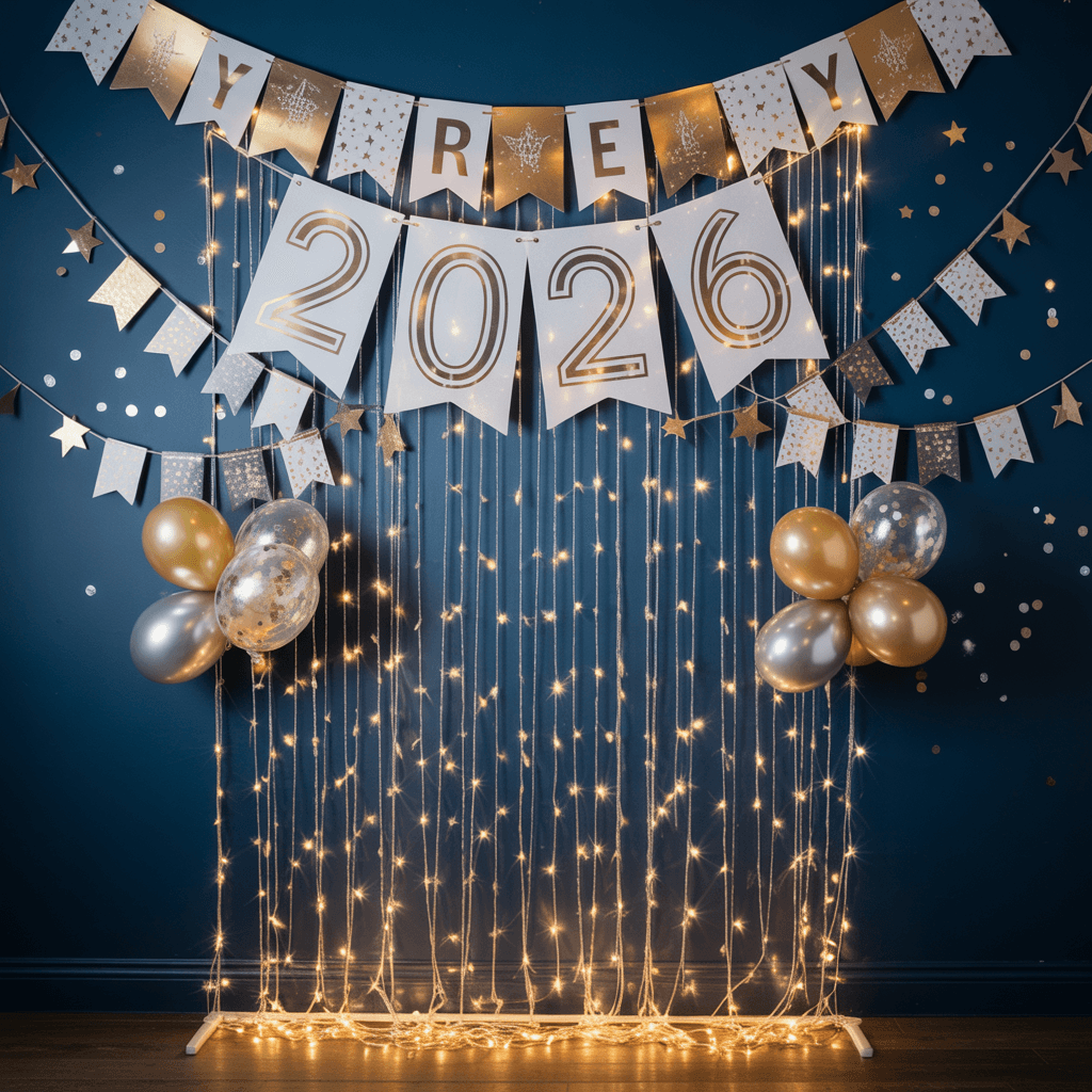 10 Last-Minute DIY New Year Decorations You Can Make Tonight