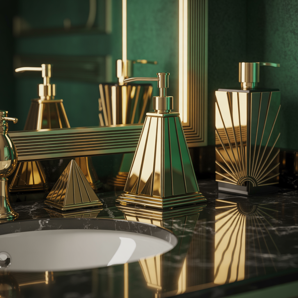 Art Deco Bathroom Decor Ideas on a Budget (Affordable Glam)