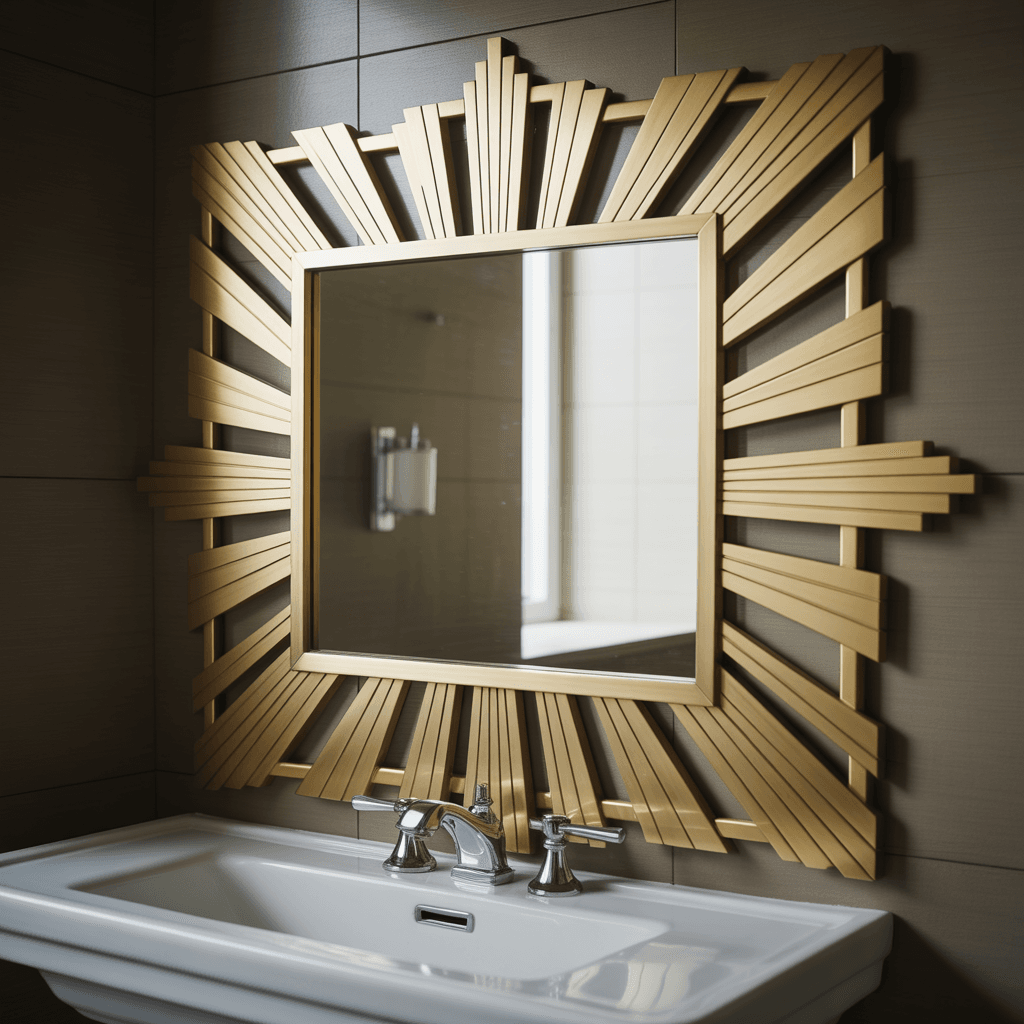 Art Deco Bathroom Decor Ideas on a Budget (Affordable Glam)